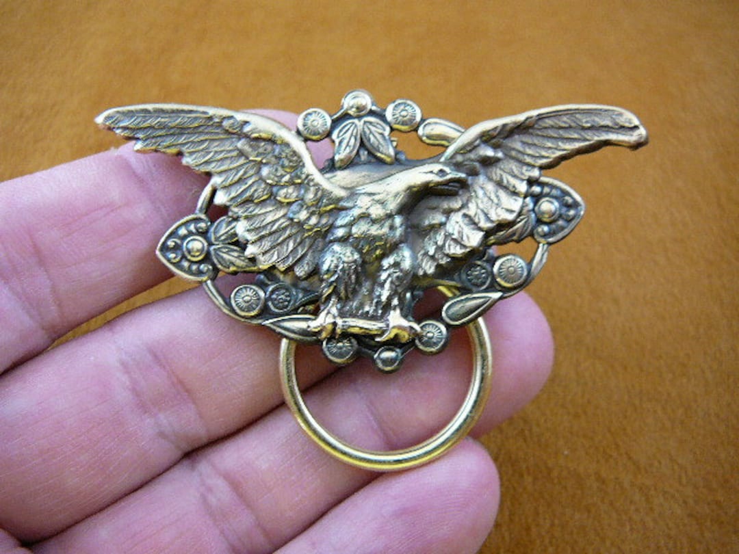 Flying Eagle Filigree Brass Eyeglass Holder Id Badge Pin Pendant I Love Eagles E-607 - Etsy