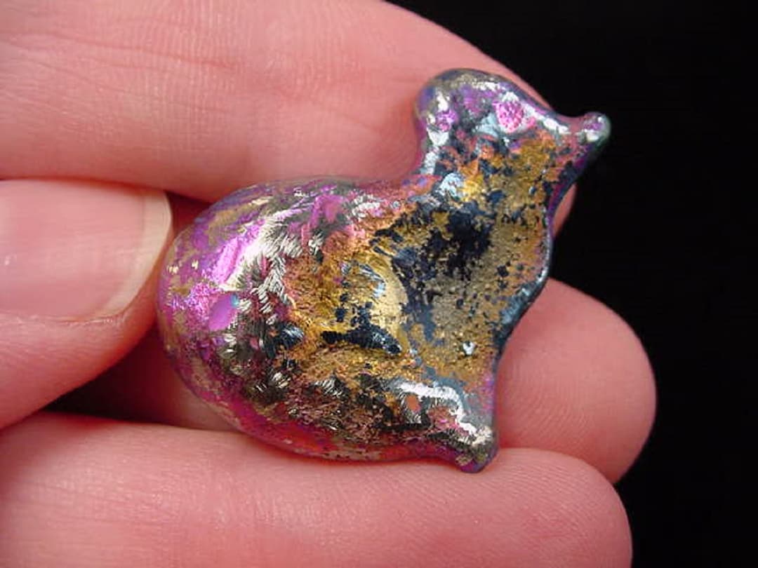 Weird Rare Titanium Polymorph Pink Orange Rainbow Jewelry Nugget ...