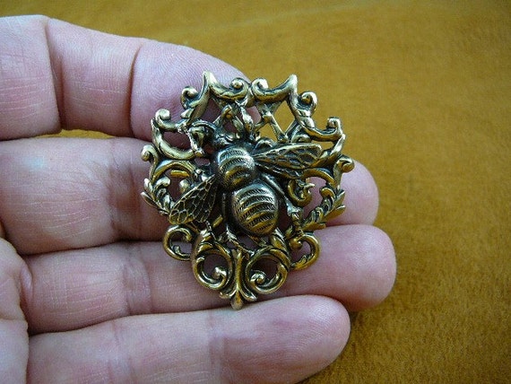 Bee Bumble Bees Insect Bug Lover Love Pin Pendant Filigree | Etsy