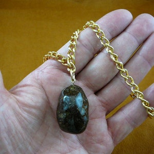 Real Moose POOP 1 Poo Scat Maine Doo Doo Nugget Gold Aluminum Necklace ...