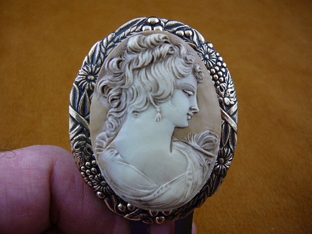 Klassisch formidable Frau kamee Kamee Haarnadel Haarnadel Kamm ...