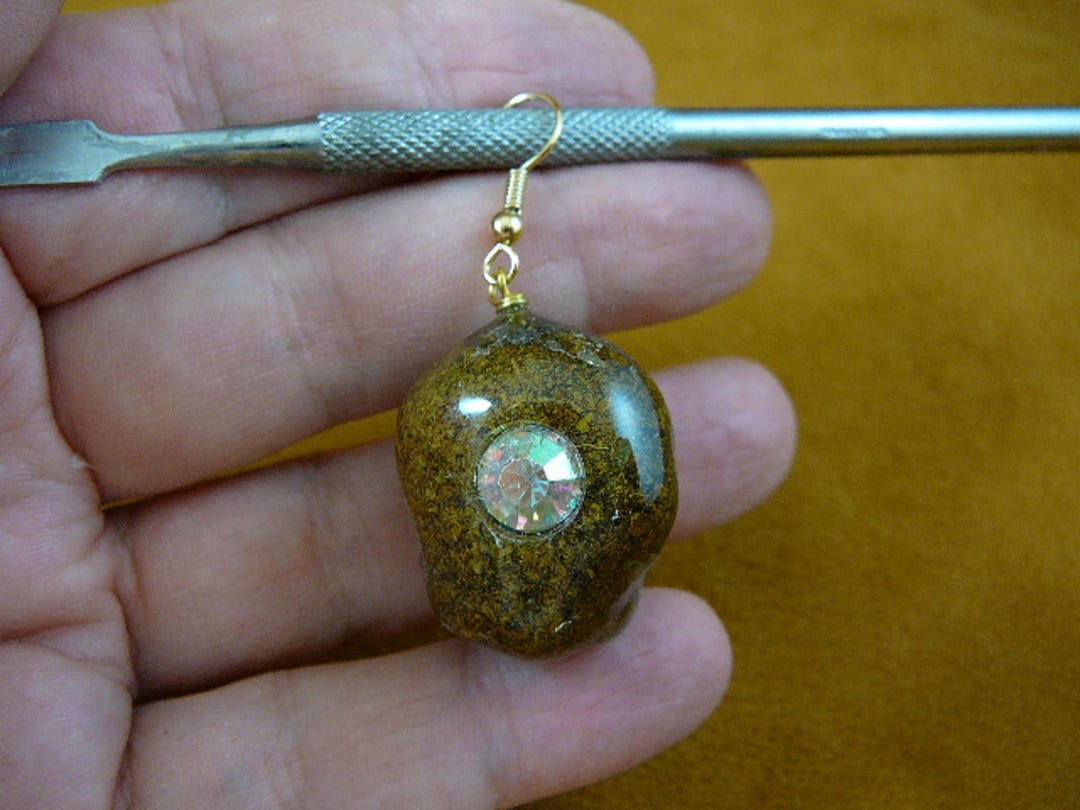 Real Moose POOP Doo Doo Turd Bling White Aurora Borealis Stone Gold ...