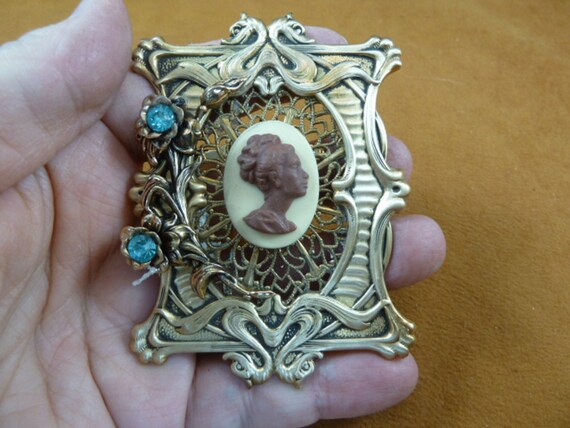 RARE African American Woman Profile LADY Ivory Milk - Etsy