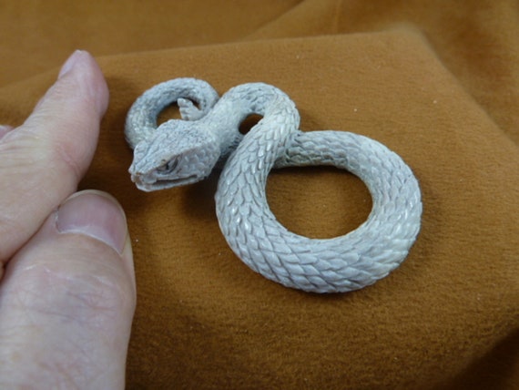 Little Rattlesnake of Shed ANTLER Figurine Bali Detailed - Etsy