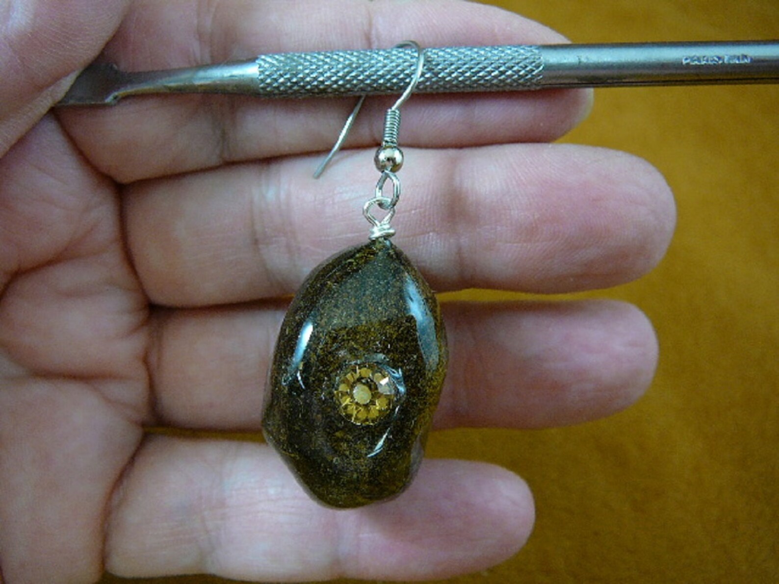 Real Moose POOP Doo Doo Turd Bling Orange Peach Colored - Etsy