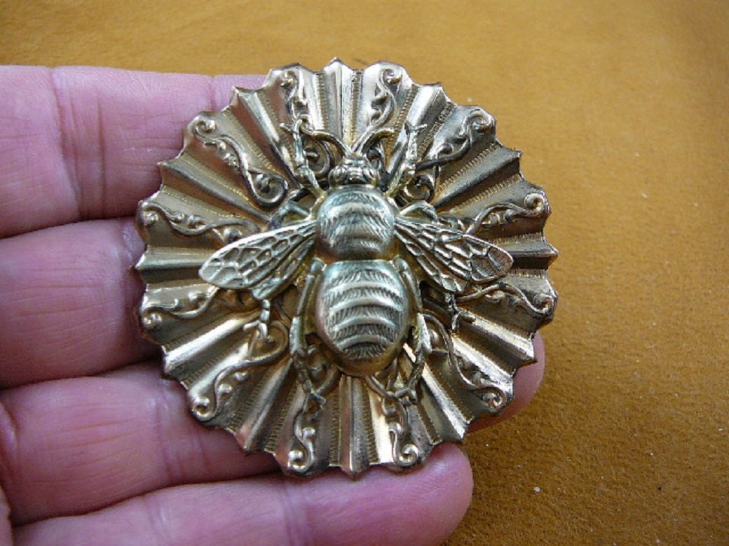 Large Striped Bee Bumble Bees Insect Bug on Textured Striped - Etsy