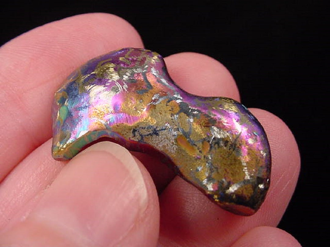 Weird Rare Titanium Polymorph Yellow Pink Rainbow Jewelry Nugget ...