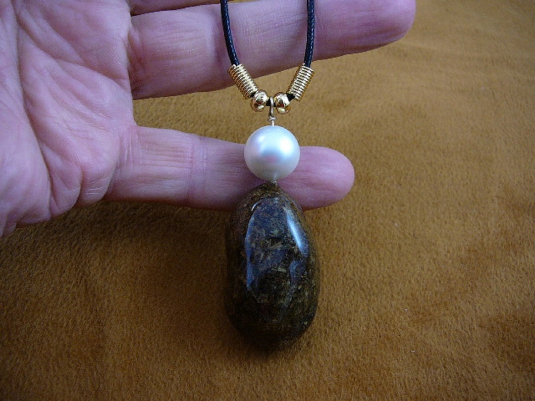 Real Moose POOP Round White Faux Pearl + Doo Doo Nugget Necklace ...