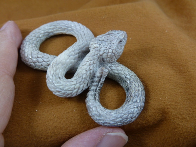 Little Rattlesnake of Shed ANTLER Figurine Bali Detailed - Etsy