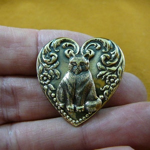 Sitting Little Grumpy Cat Kitty Kitten Love Cats Lover Scrolled Hear ...