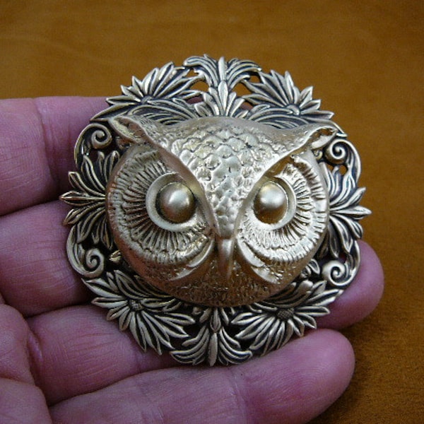 Owl Brooches and Pendants - Etsy