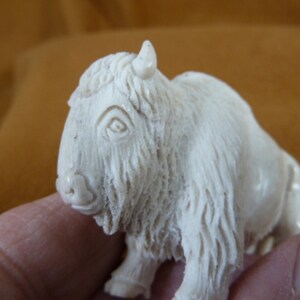 Buffalo of Shed ANTLER Figurine Bali Detailed Carving of Shed Moose ...
