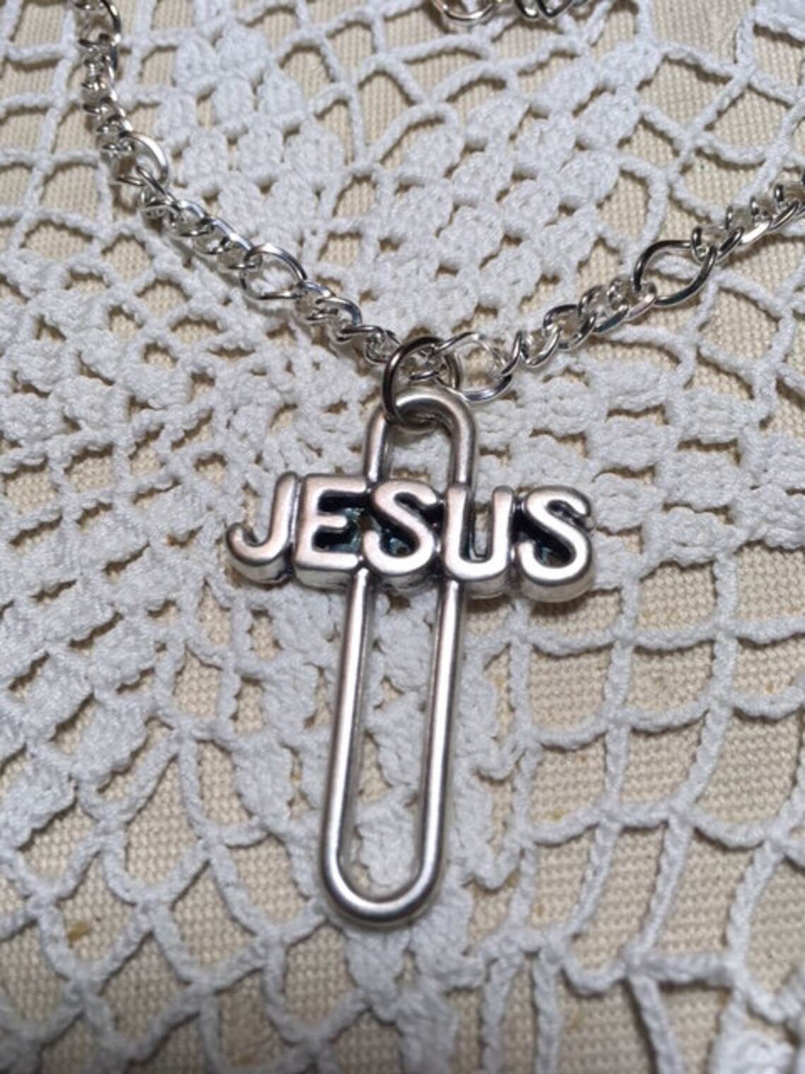 Cross NEW STYLE Modern Design Italian Silver Fancy Stainless Chain Must ...