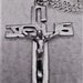 Crucifix JESUS on Cross Bar Italian Silver Pendant on - Etsy