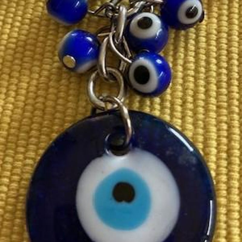 Eye of God Glass Pendants - Etsy