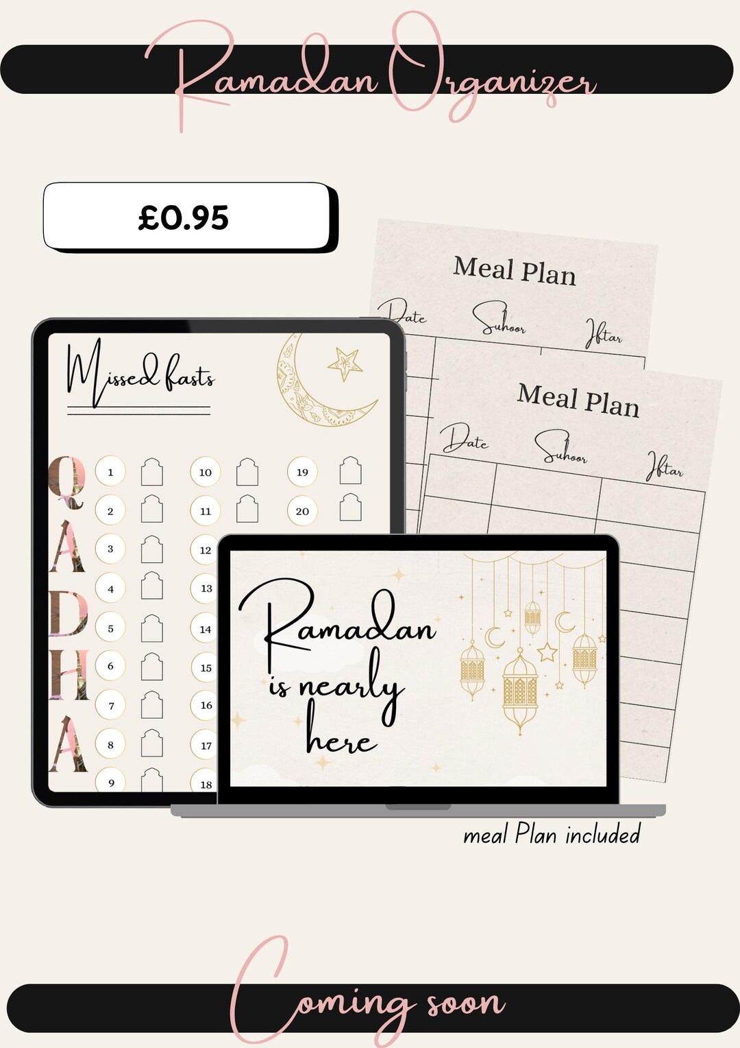 Pre-digital Ramadan Organizer - Etsy