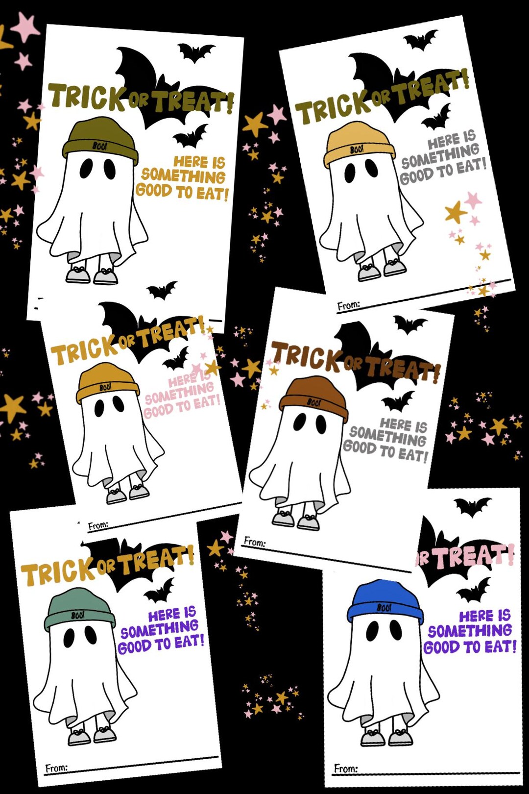 Halloween Gift Bag Tags, Halloween Treat Tags, Boo Bags, Preschool Gift ...