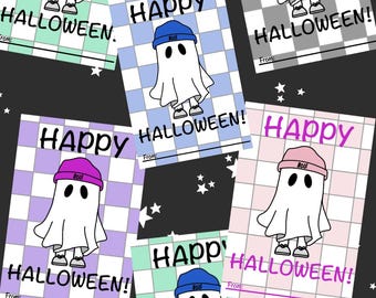 Halloween Gift Bag Tags, Halloween Treat Tags, Boo Bags, Preschool Gift ...