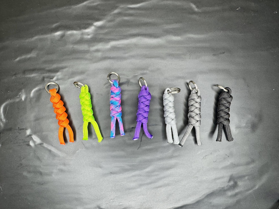EDC Snake Knot Paracord Keychain Accessory, Kids, Adults, Men, Women ...