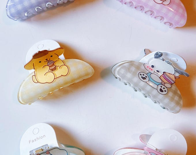 Kawaii Claw Clip/cute Claw Clip/handmade Aesthetic Cute Hair Clips ...