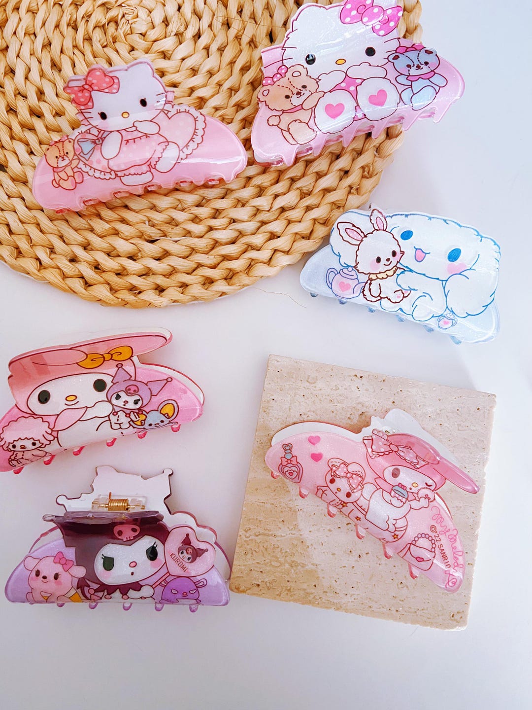 Kawaii Claw Clip/cute Claw Clip/aesthetic Cute Hair Clips/acrylic Cute ...