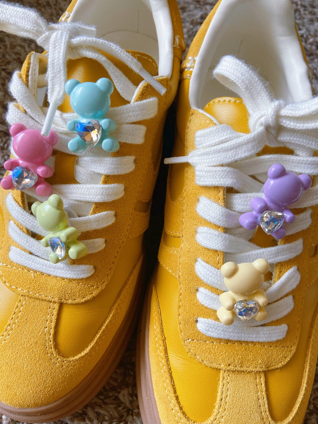 A Set of Cute Shoe Lace Charms/ Kawaii Shoe Charms/kawaii Bear Shoe ...