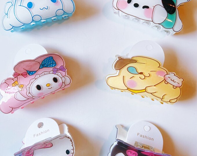 Kawaii Claw Clip/cute Claw Clip/handmade Aesthetic Cute Hair Clips ...
