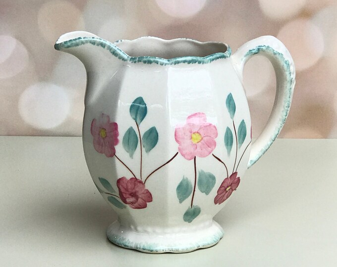 Vintage Blue Ridge Southern Potteries Jug, Blue Ridge Pottery Pitcher ...