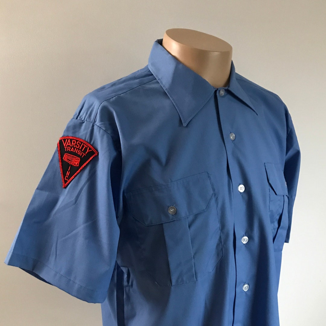 Vintage Uniform Shirt School Bus Driver Kent Perma Press - Etsy
