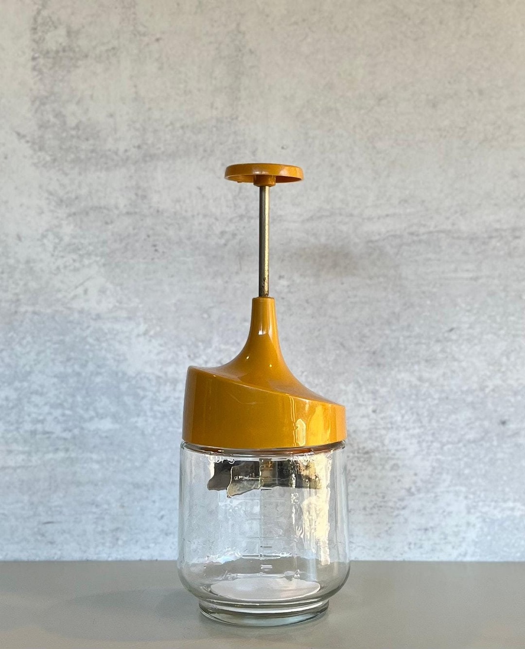 Vintage Retro Mustard Yellow Hand Chopper by Gemco, Yellow 2 Cup Nut ...