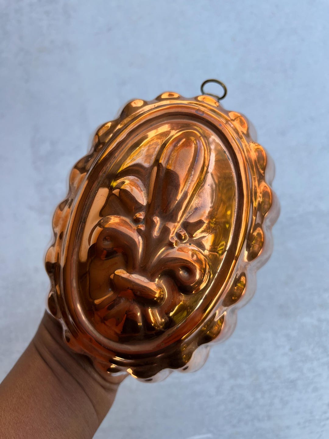 Vintage Fleur De Lis Copper Mold, Stamped Portugal - Etsy