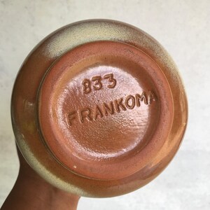 Vintage Frankoma Pottery Pitcher Jug, 833 Frankoma, Brown Clay Earth ...