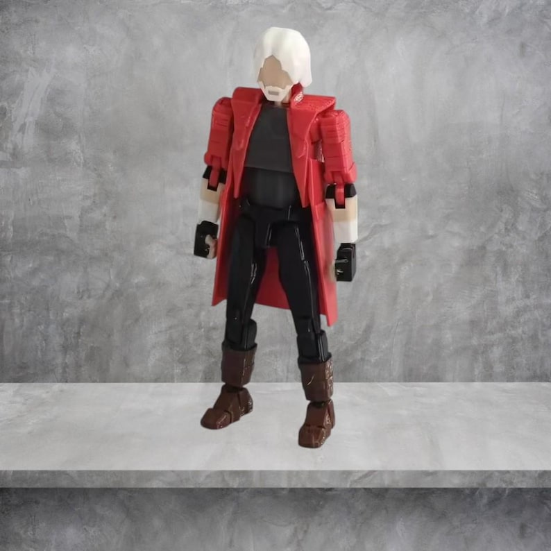 3D Printed Devil May Cry Dante Figure - Anime Multi-jointed Toys Action ...