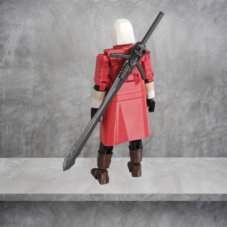 3D Printed Devil May Cry Dante Figure - Anime Multi-jointed Toys Action ...