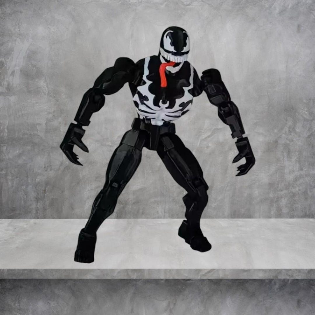 3D Printed Venom Figure - Superheros Figure - Anime Multi-jointed ...