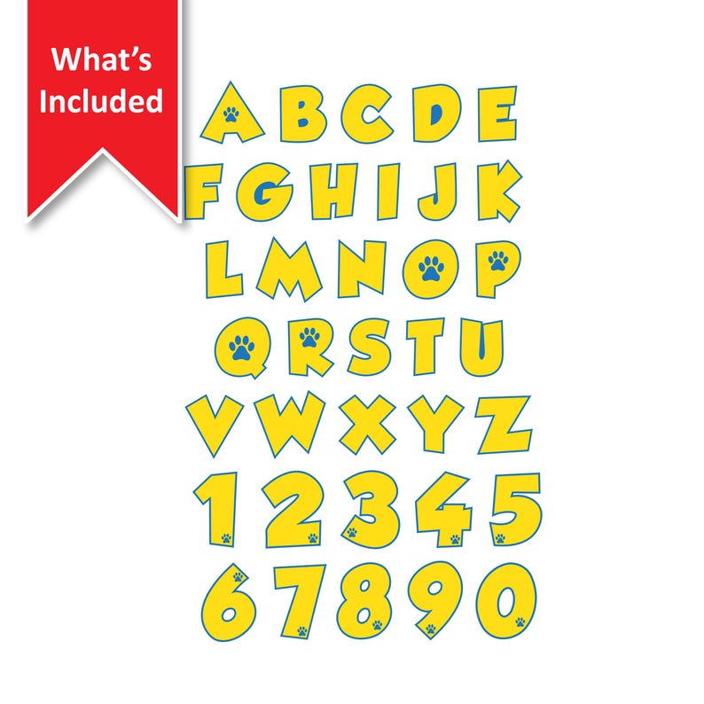 Paw Print Font Bundle - SVG, AI, PNG, Dxf Dog Letters & Numbers | Pet ...