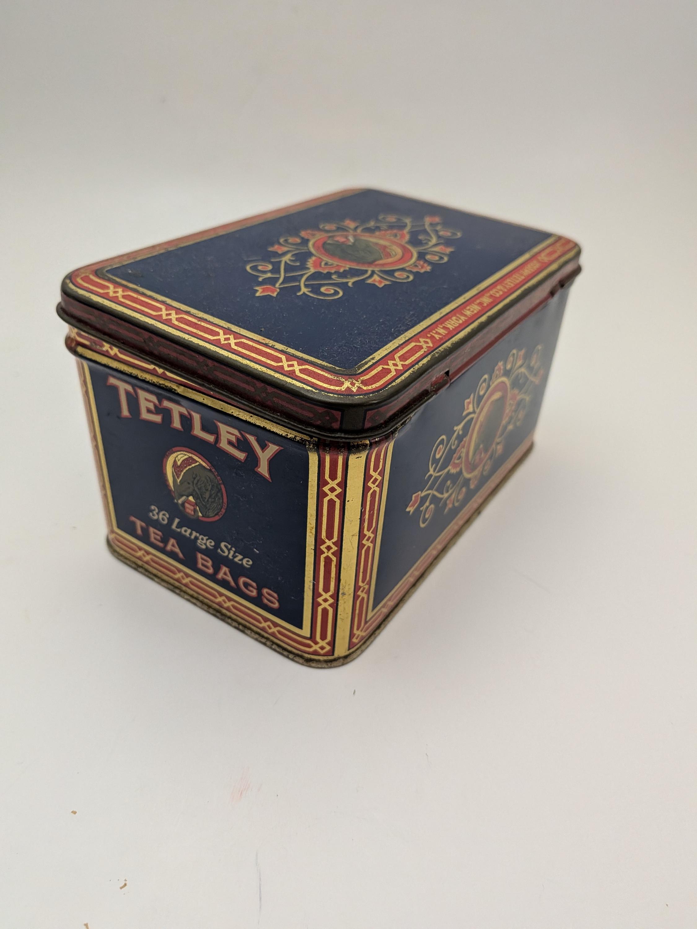Lipton Tea Tin With Hinged Lid Vintage - Etsy