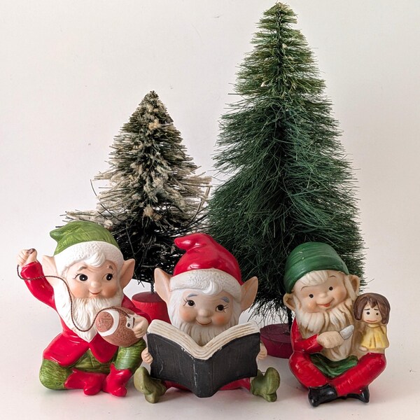 Homco Elves - Etsy