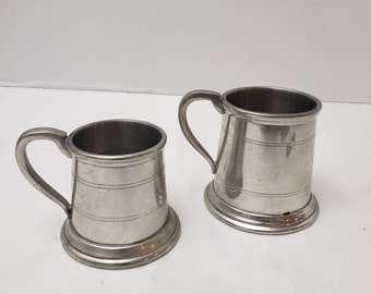 English Pewter Cups - Etsy