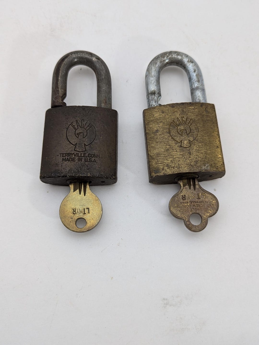 Vintage Eagle Locks and Keys Vintage- 2 Locks and 2 Keys - Etsy