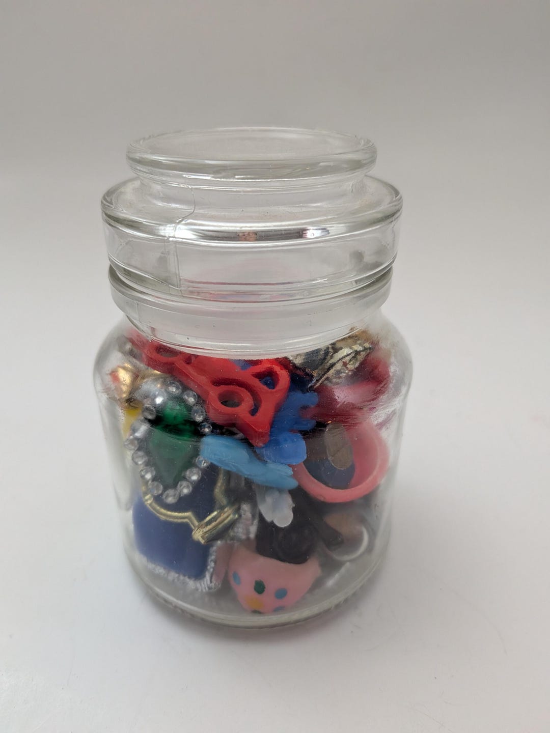 Trinket Jar With Vintage Gumball Machine Trinkets Many Rings - Etsy
