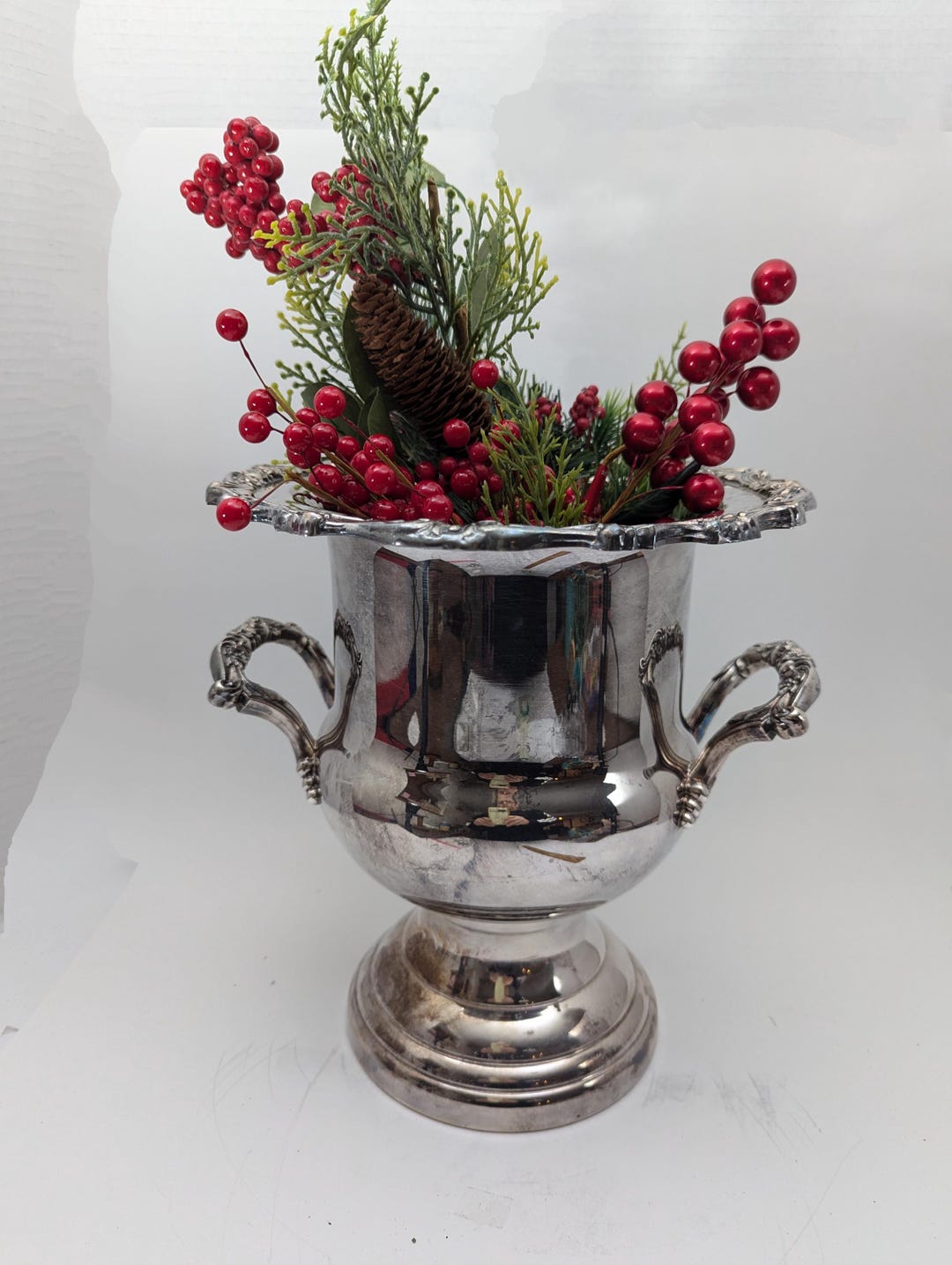 Vintage Aged Champagne Bucket Trophy Style Oneida Silver - Etsy