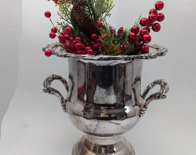 Vintage Aged Champagne Bucket Trophy Style Oneida Silver - Etsy