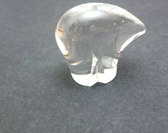 Spode Vintage Art Glass Polar Bear Signed - Etsy