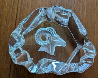 Zodiac Crystal Paperweight - Etsy