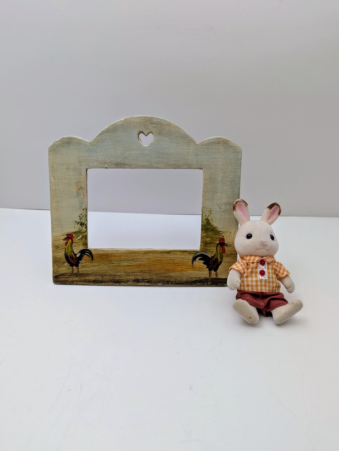Vintage Farm Cottage Style Picture Frame Chickens - Etsy