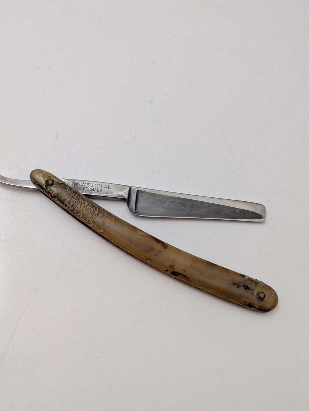 Antique Straight Edge Razor Acme Brand - Etsy