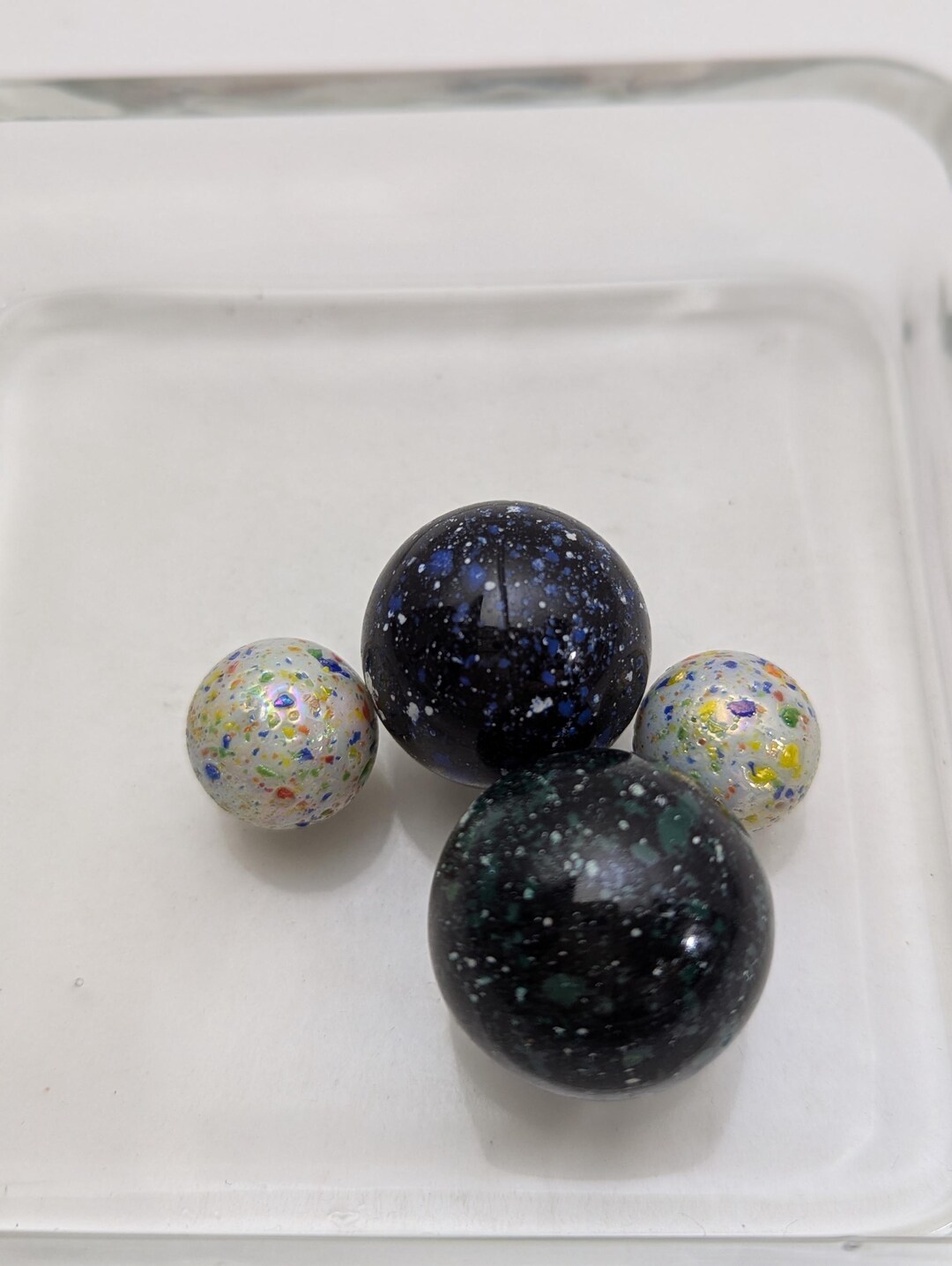 Vintage Marble- Mid Century Art Glass Marbles - Etsy