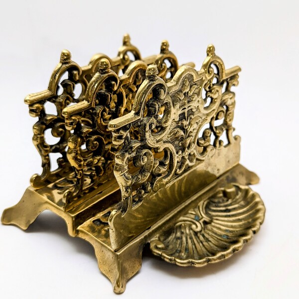 Brass Letter Holder - Etsy