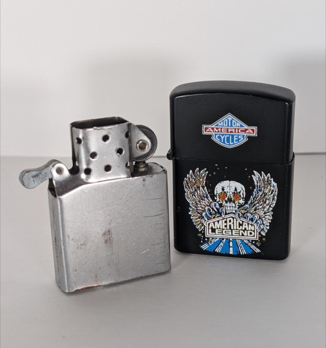Vintage Lighter America Motor Cycles American Legend Eagle - Etsy